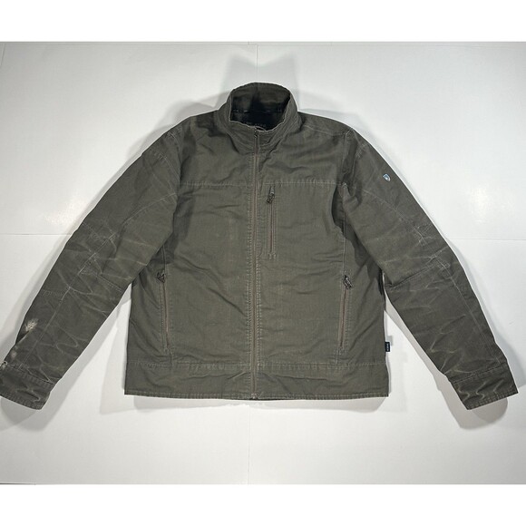 Kuhl | Jackets & Coats | Kuhl Burr Khaki Jacket Fleece Line Xl Outdoor ...